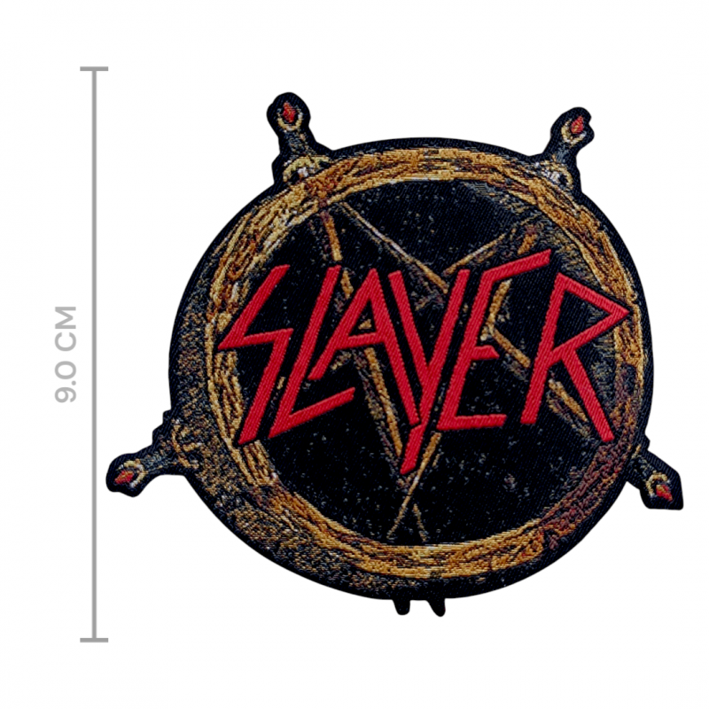 Slayer - Logo Hell Awaits (Parche) - Bomber Store - la tienda del ROCK ...